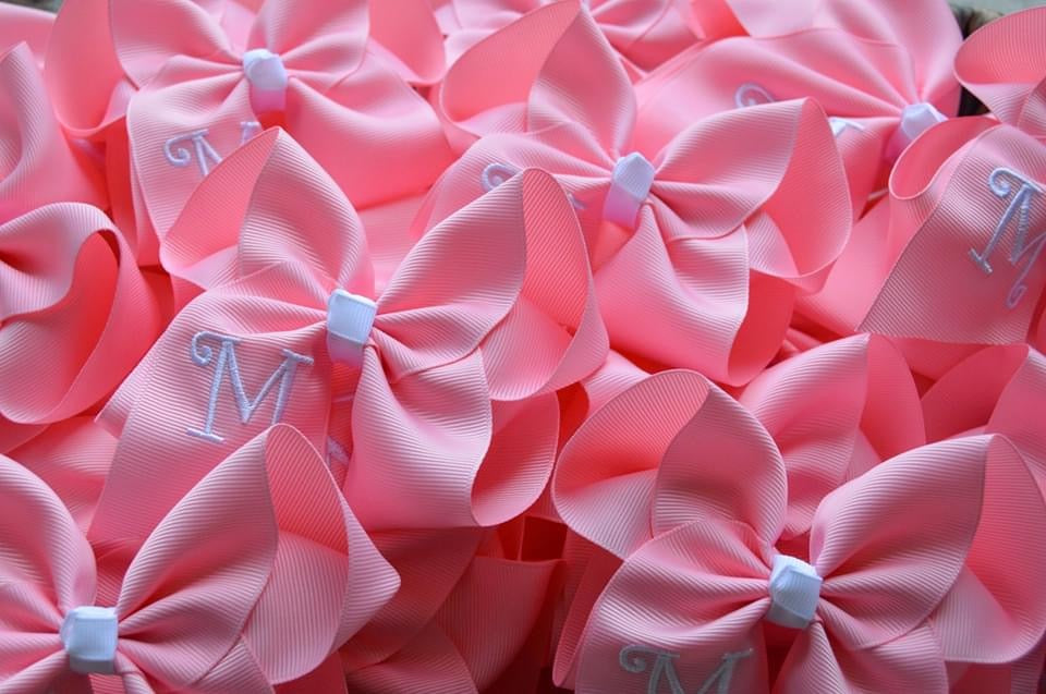 Initial Embroidery Bow Pre- Order – The Solid Bow