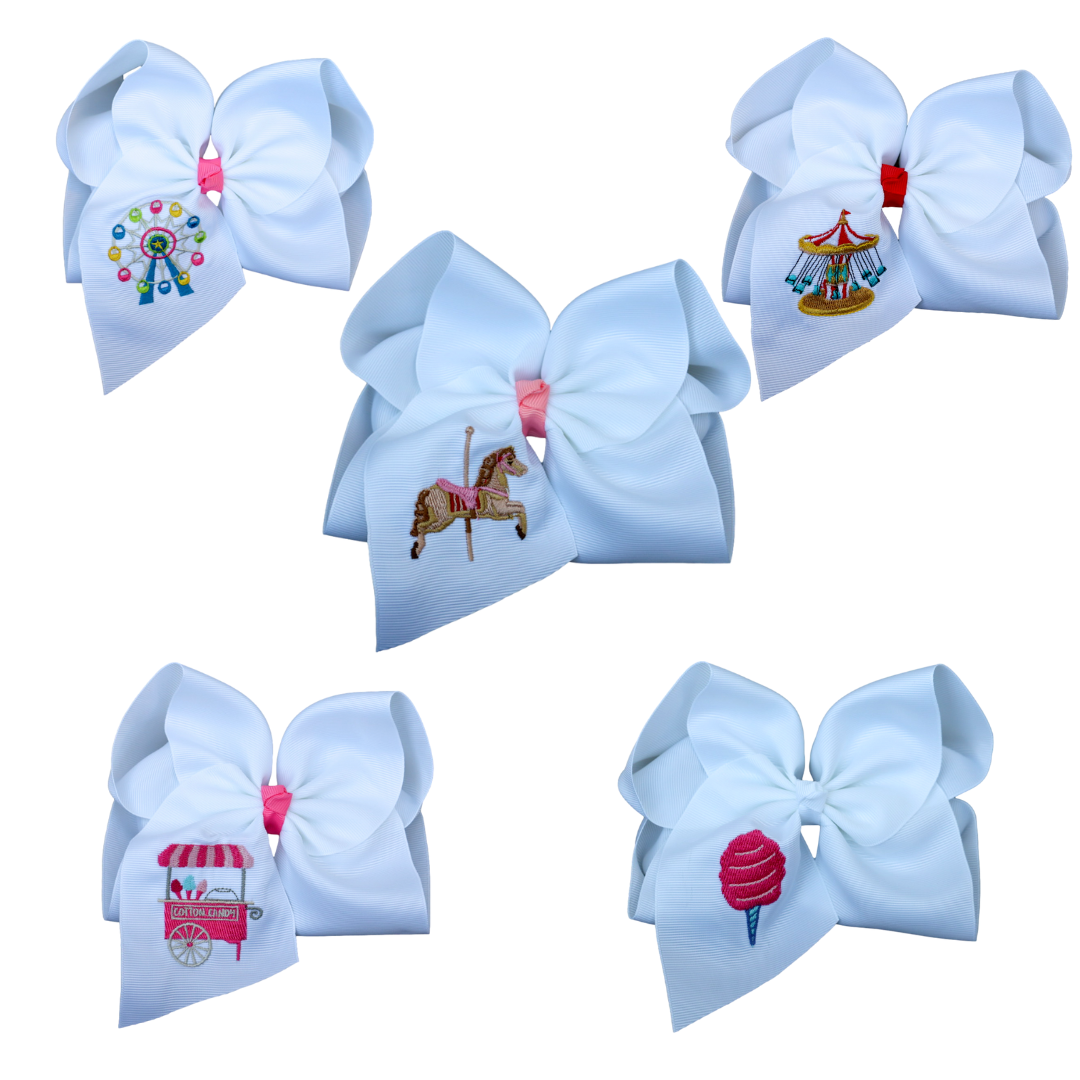 Fair & Carnival Set with FREE Cotton Candy Bow – The Solid Bow