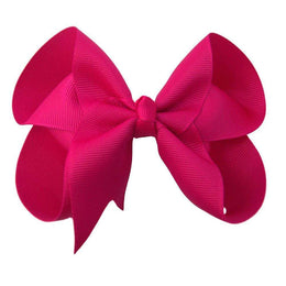 4 inch Solid Color Boutique Hair Bows- – The Solid Bow
