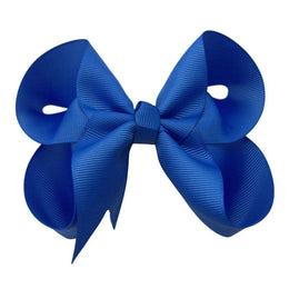 4 inch Solid Color Boutique Hair Bows- – The Solid Bow