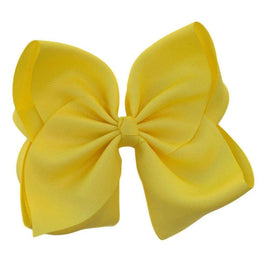 6 inch Solid Color Hair Bows- – The Solid Bow